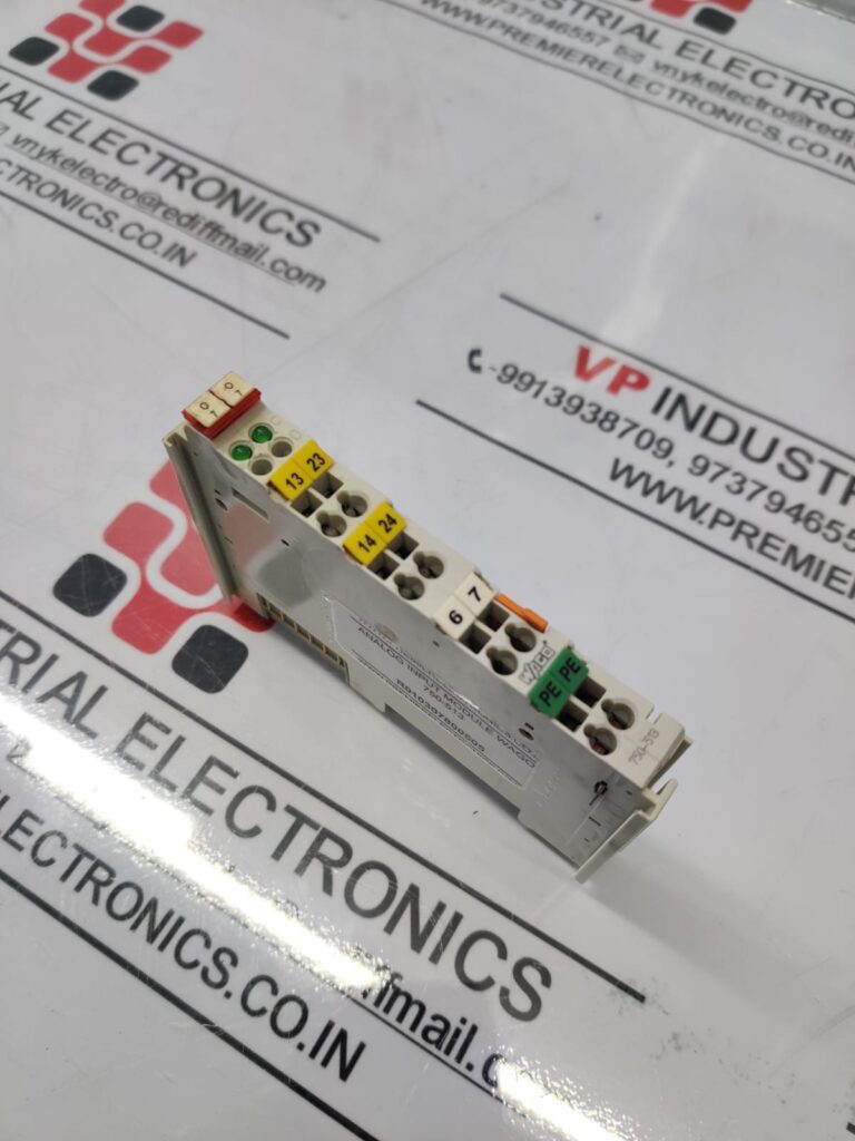 WAGO PLC ANALOG INPUT MODULE WAGO 750-513 - Premiere Electronics