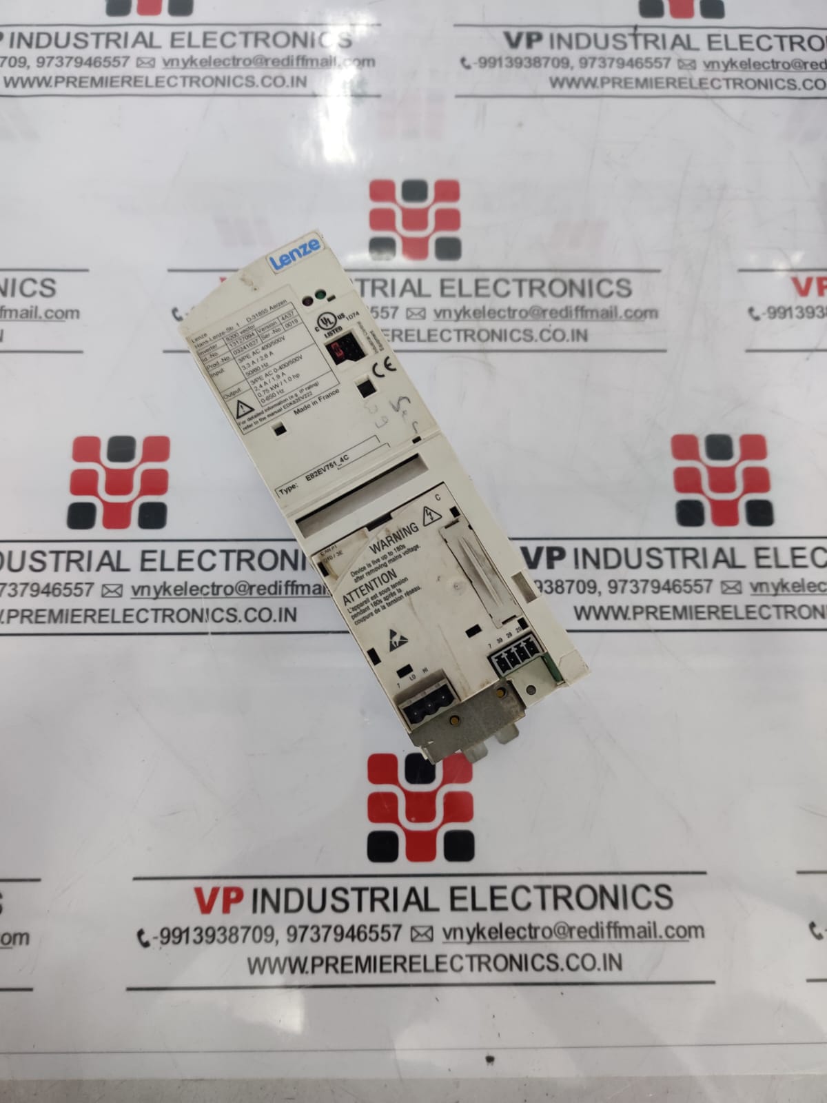 AC DRIVE LENZE 8200 VECTOR 0.75KW/415VOLT Premiere Electronics